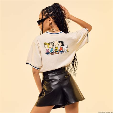 Peanuts Snoopy And Gang Unisex Ringer Tee Loungefly