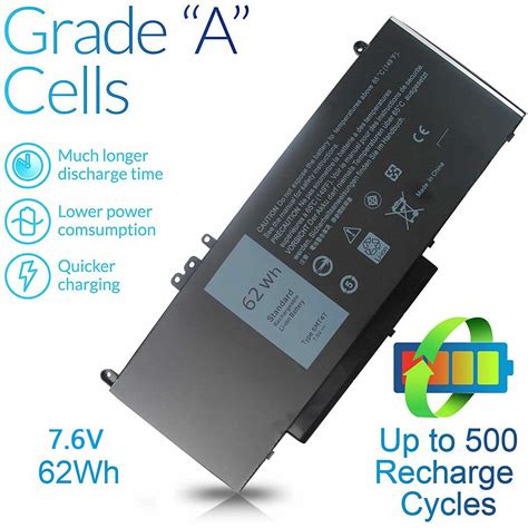 Laptop Battery For Dell Latitude E5470 E5570 Precision 3510 Type 6mt4t