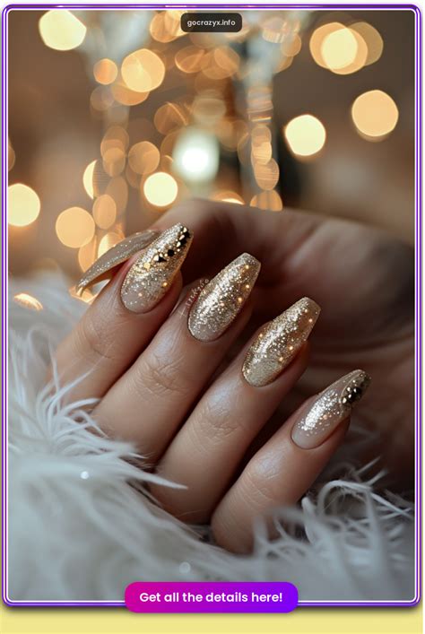 Champagne Gown Nail Colors 9 Top Shades Sparkly Nails Ombre Nails