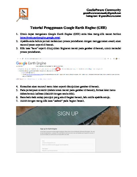 Tutorial Penggunaan Gee Pdfcoffeecom