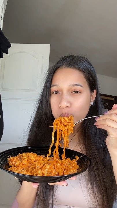 Buldak Pink Mukbang Noodles Ramen Youtube