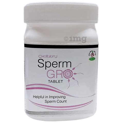 Chirayu Sperm Gro Tablet Buy Jar Of 2000 0 Tablets At Best Price In India 1mg