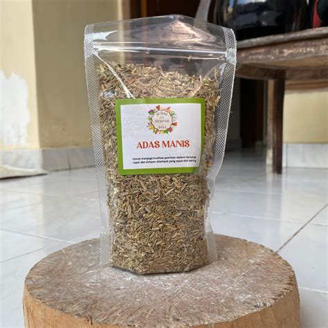 Jual 100gr 250gr Adas Manis Biji Adas Manis Fennel Seeds Rempah Jsr Shopee Indonesia