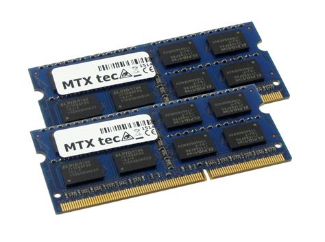 MTXtec 4GB Kit SO-DIMM DDR3-1333 CL9 (A006937x2) ab 29,90 ...