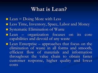 Lean Thinking Jit PPT