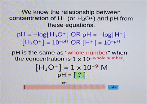 Solved We Know The Relationship Between Concentration Of Chegg Com