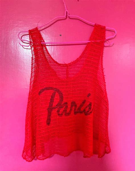 See Through Red Top Womens Fashion Tops Others Tops On Carousell