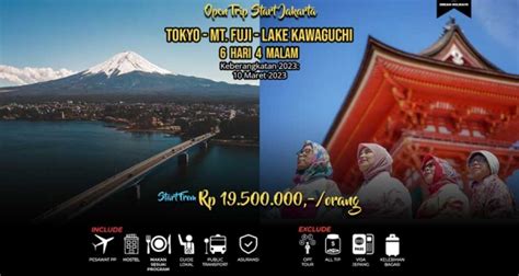 Open Trip Tokyo Start Jakarta 6D4N | Dream Holidays | Paket Tour Luar Negeri Murah