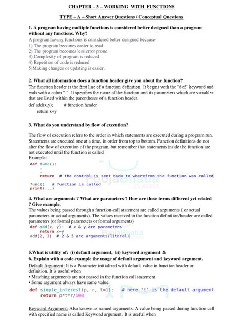 Gr 12 Ch 3 Working With Functions Notes Pdf Parameter Computer