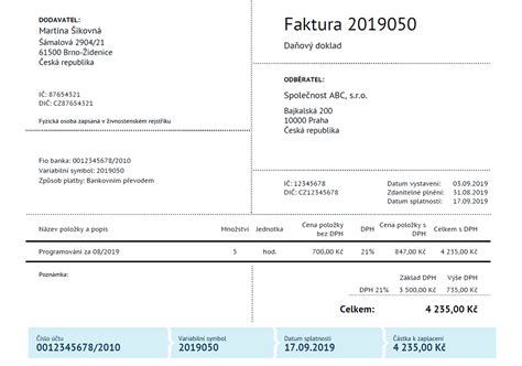 Jste Začínající Podnikatel Poradíme Vám Jak Vystavit Fakturu Snadno A