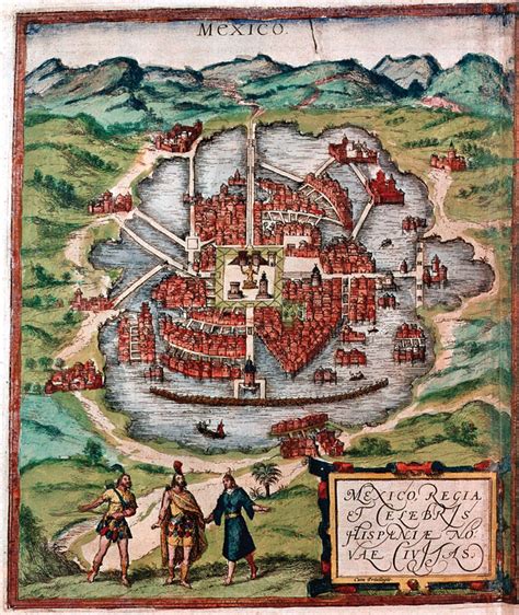 Archive Maps From TenochtitlÁn To Mexico City Alexander