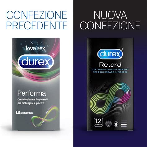 Durex Retard Preservativi Love Sex Performa 12 Profilattici Amica