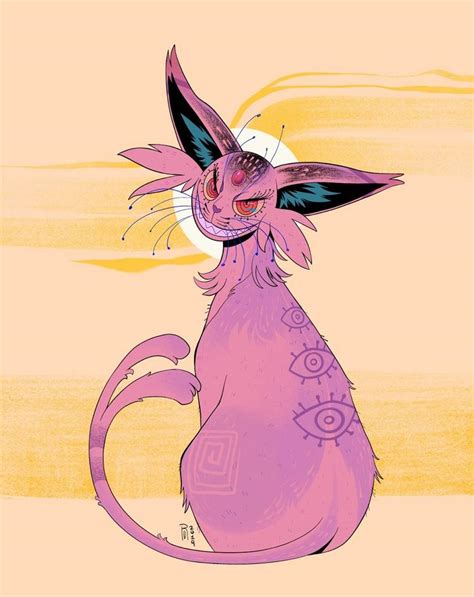 Pokemon 10 Pieces Of Espeon Fan Art
