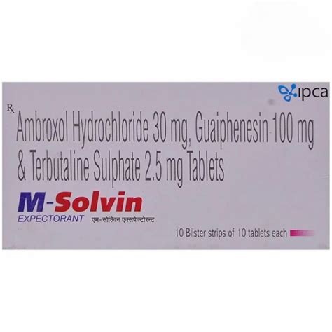 M Solvin Tablet For Clinic At ₹ 56051box In Surat Id 2851287821362