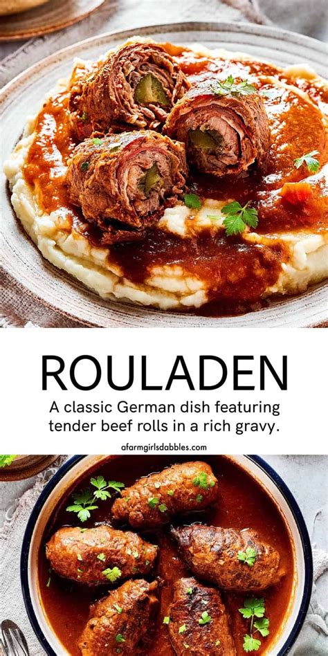 This Flavorful Beef Rouladen Recipe Features Fork Tender Meat Rolls