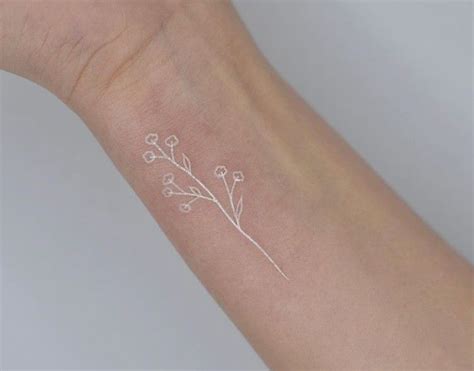 White Tattoo Small White Tattoos White Tattoo Simplistic Tattoos