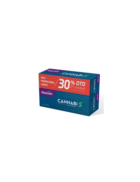 Pack Fisiocrem Cannabis 2ºunidad Al 30 60 60 Ml