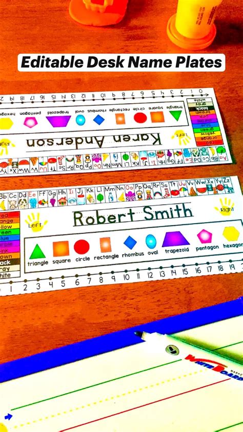 Editable Desk Name Plates Artofit