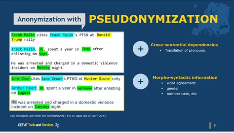 Anonymisation And Pseudonymisation Mapa