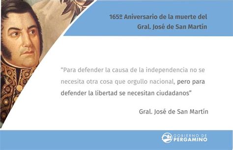Muni Pergamino On Twitter Jose De San Martin Don José De San Martin 17 De Agosto