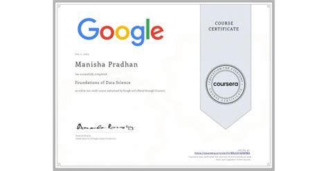 I Have Successfully Completed The Fundamental Of Data Science Course To Enhance My Skills And
