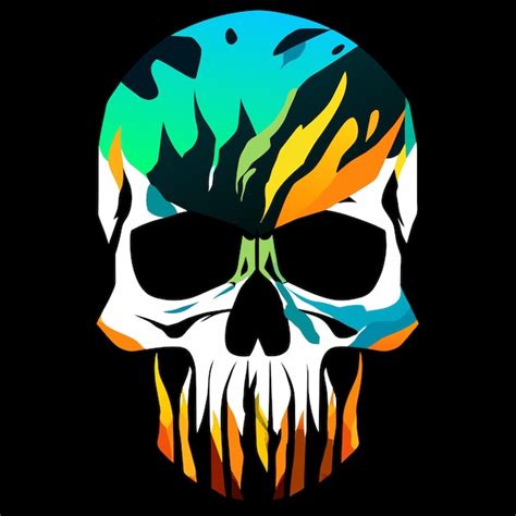 Premium Vector Vector Artistry Unleashed Mastering Skull Graphics