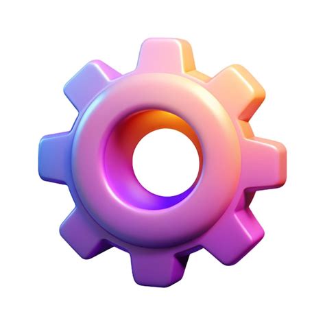 premium photo setting 3d setting icon 3d setting symbol 3d setting image
