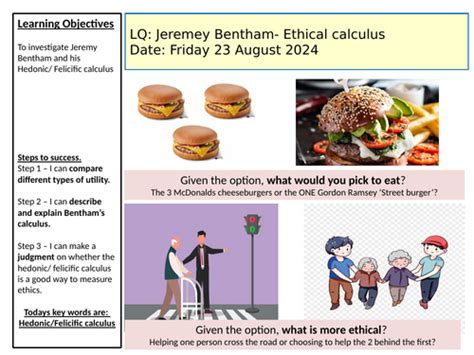 Aqa Philosophy Utilitarianism Teaching Resources