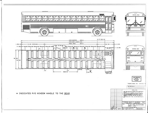 School Bus Inside Dimensions