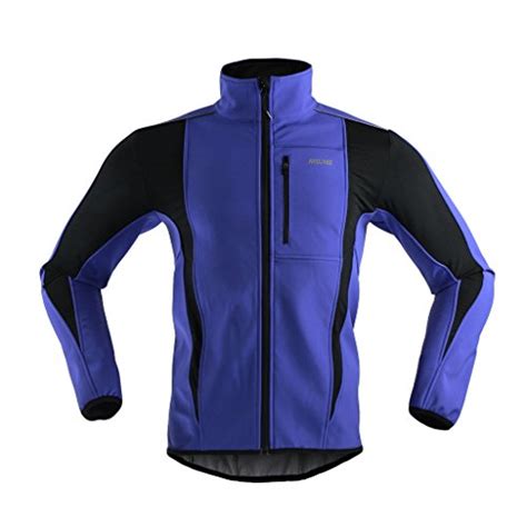 Arsuxeo Winter Warm Up Thermal Softshell Cycling Jacket Windproof
