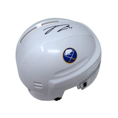Josh Doan Signed Buffalo Sabres White Hockey Mini Helmet — Tse Buffalo