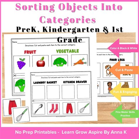 Cut And Paste Activities For First Grade Learn Grow Aspire