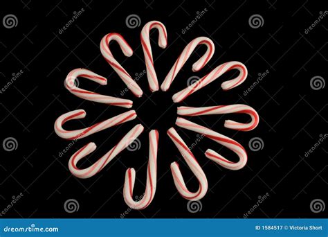 Candy Cane Circle Stock Image Image Of Canes Cane Confection 1584517