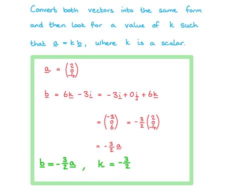 Parallel Vectors Dp Ib Applications And Interpretation Ai Revision