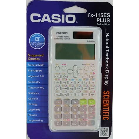 Casio Fx 115es Plus Scientific Calculator Natural Textbook Display