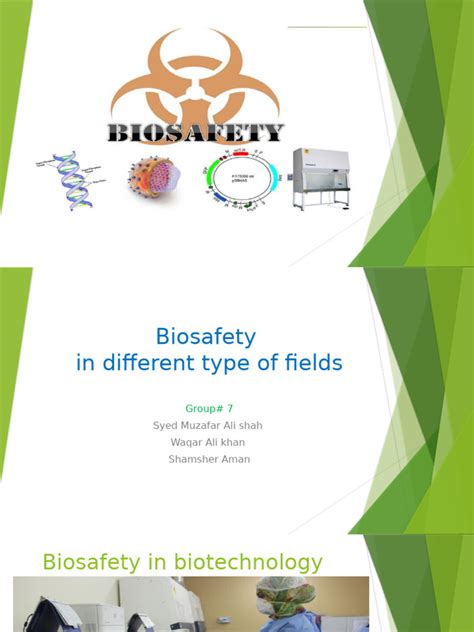 Biosafety Presentation Pdf