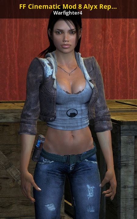 Ff Cinematic Mod 8 Alyx Replacement Mod For Half Life 2 Hl2 Mods