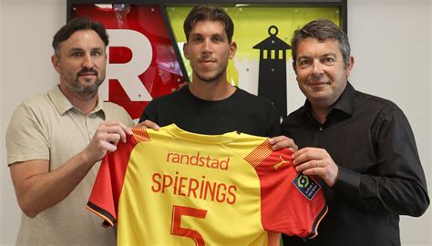 Officiel Stijn Spierings Signe Au Rc Lens Lesviolets Com
