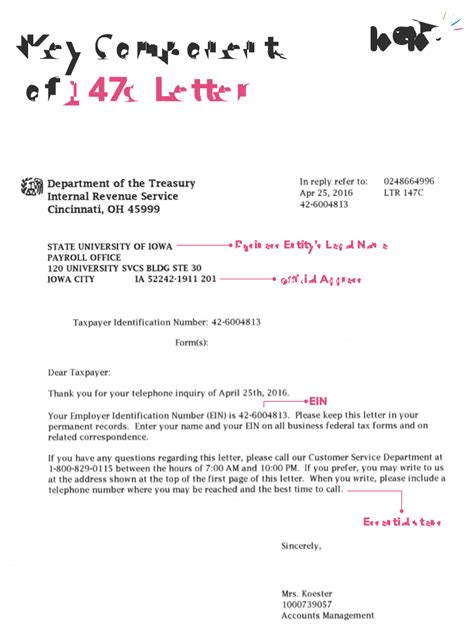 What Is A 147c Letter Definition Sample And How To Obtain