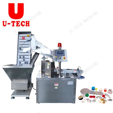 Automatic Cap Liner Die Cutting And Inserting Wadding Lining Machine