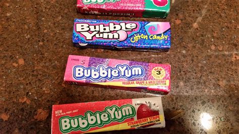Vintage Bubble Yum Wild Cherry Gum And Others 1815859963