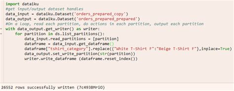 Update Partitions In Python Code Dataiku Community