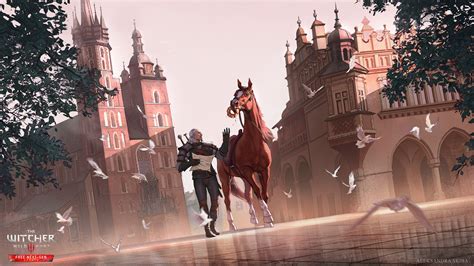 Geralt Of Rivia And Roach The Witcher And 1 More Drawn By Aleksandra