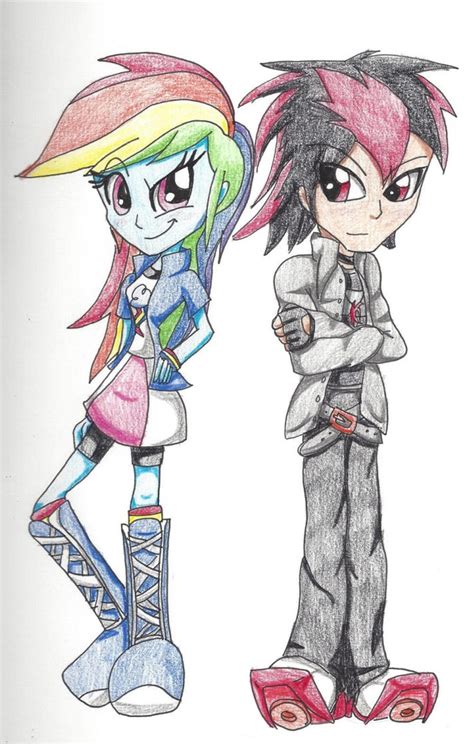 Sonic X Rainbow Dash Human