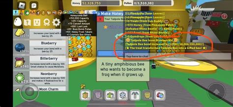 Ted Tadpole Bee From 250 Blueberries Rbeeswarmsimulator