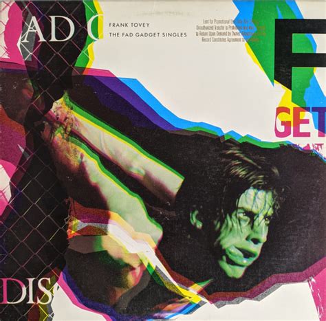 Fad Gadget The Fad Gadget Singles Lp Used Vals Halla Records