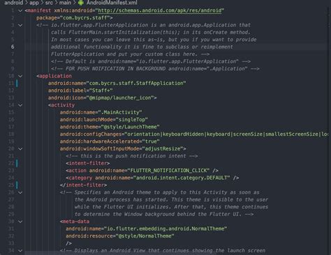 Flutter Can T Find Custom Application Name Specified In Manifest Issue Flutter