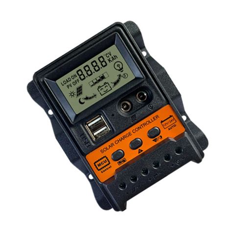 12v 24v Solar Panel Regulator Dual Lcd Display Sol Vicedeal