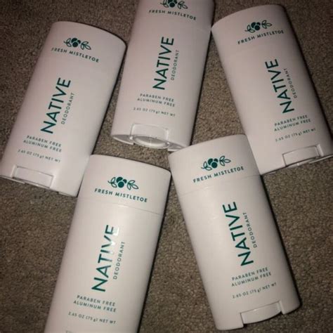 Native Bath And Body Native Deodorant Fresh Mistletoe Holiday Scent Lot 5 Poshmark