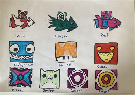 Part 2 Of Gd Icons D Rgeometrydash